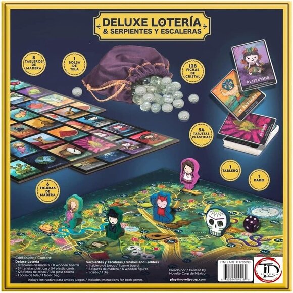 Toys | New Snakes And Ladders Serpientes Y Escalera Loteria Classic ...